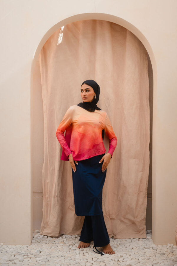 Sunset Mauve Long Edition Top – Swijabi